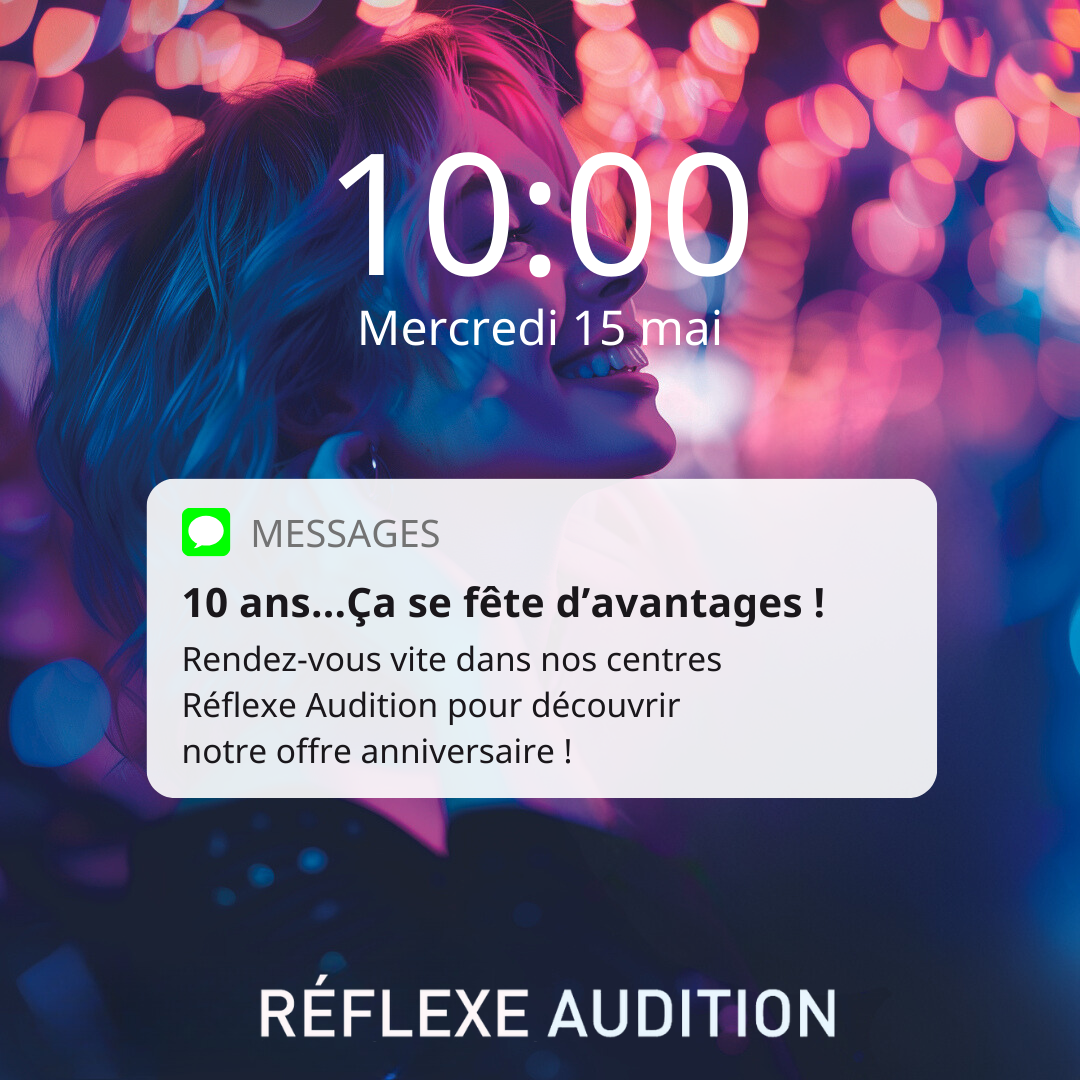 Offre promotionnelle-10 ans | Réflexe Audition