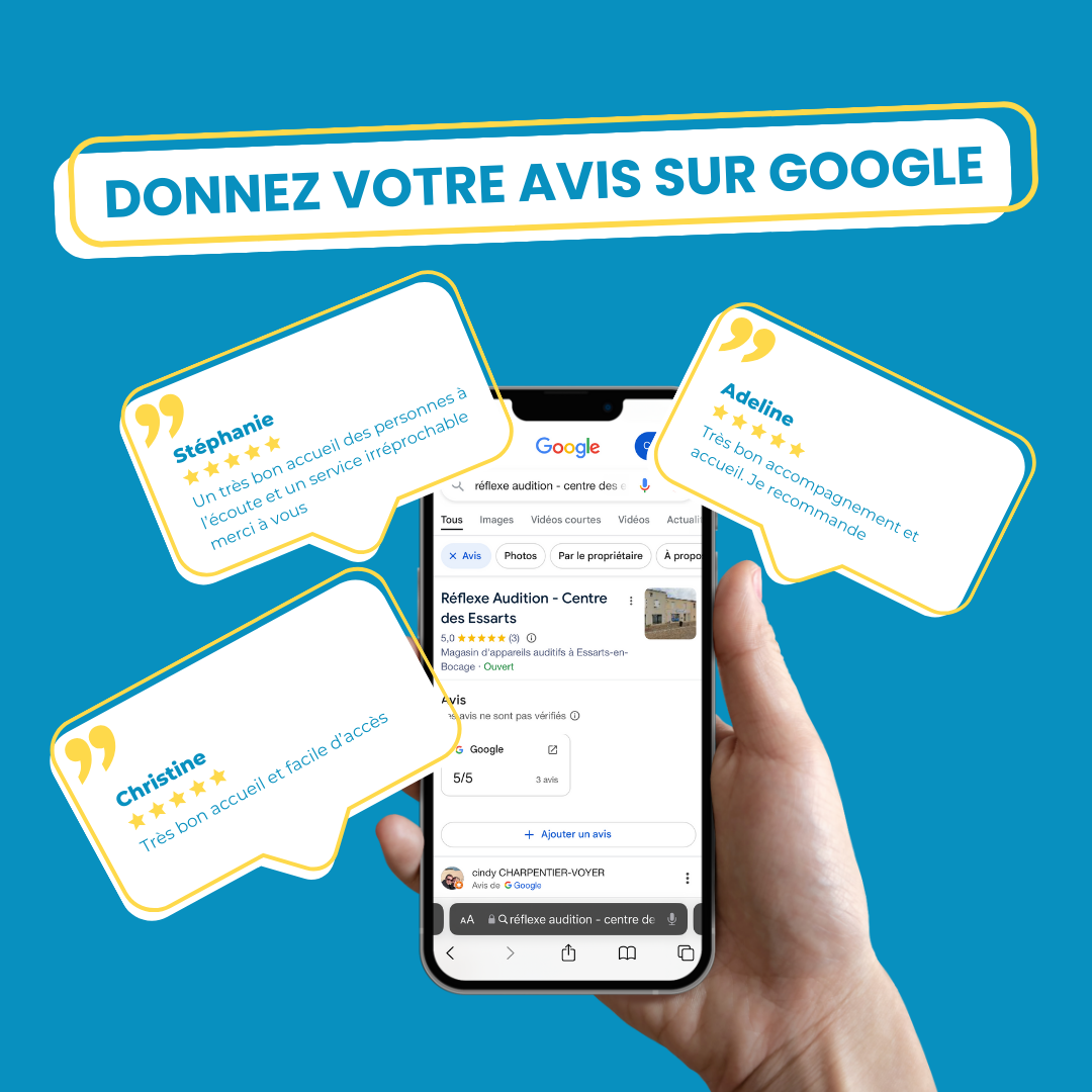 Votre avis compte pour nous | Réflexe Audition
